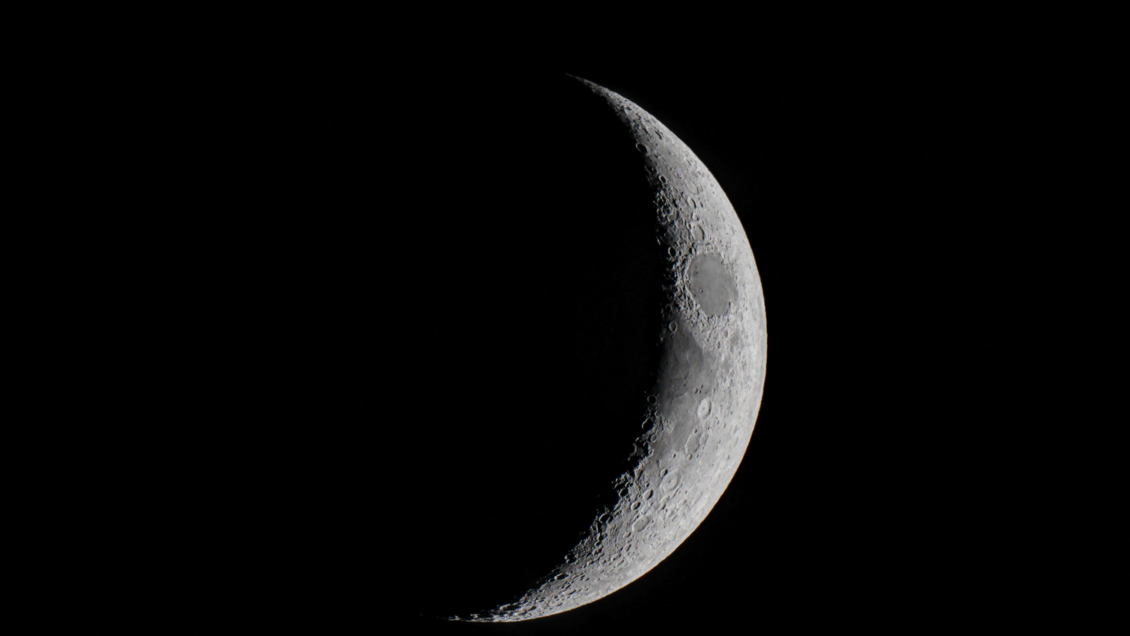 Wallpaper 4th Day After New Moon, Moon, Full Moon, Lunar Phase ...