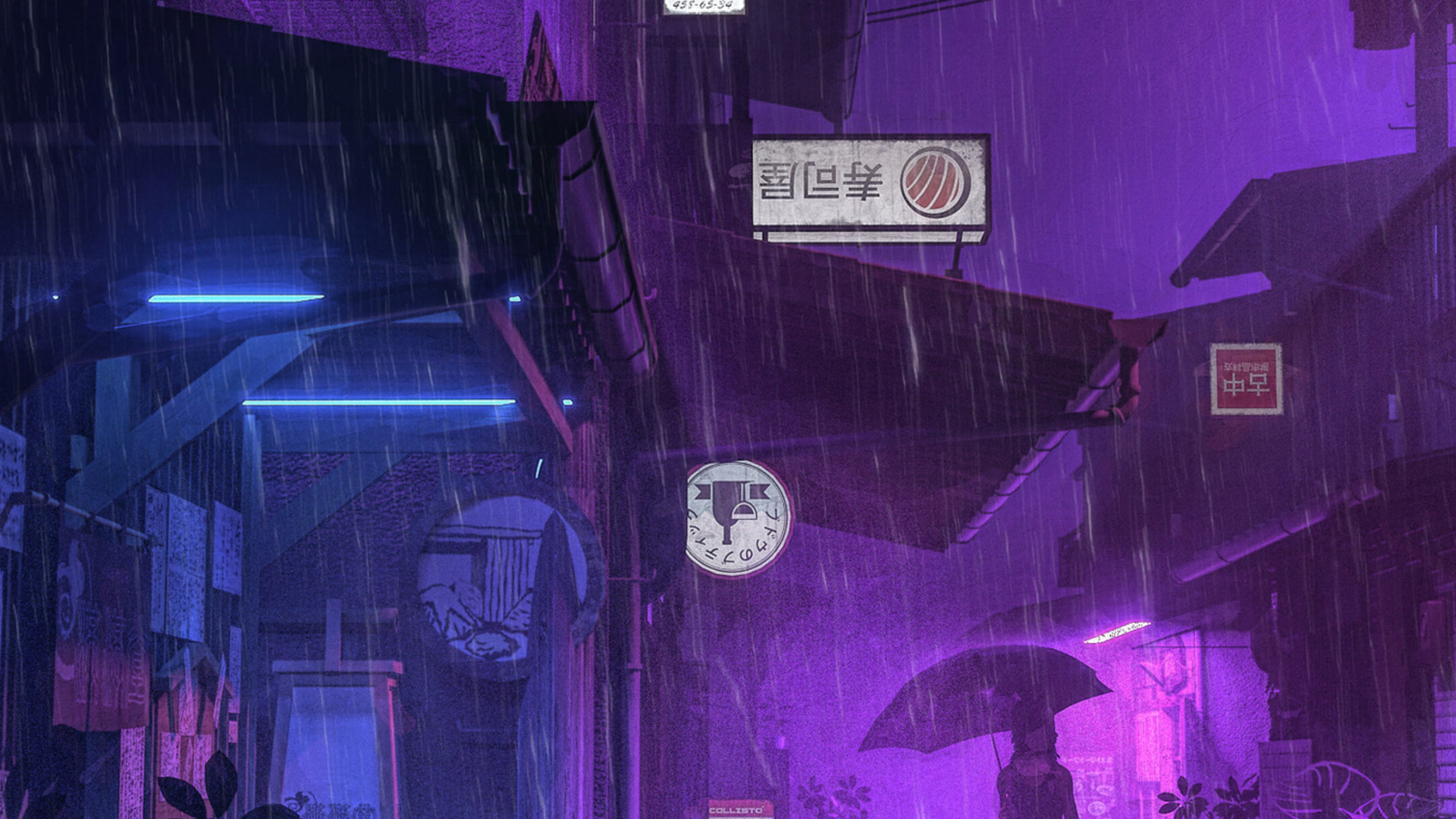 Wallpaper Anime, Colored, Purple, Plant, Violet, Full HD, HDTV, 1080p ...