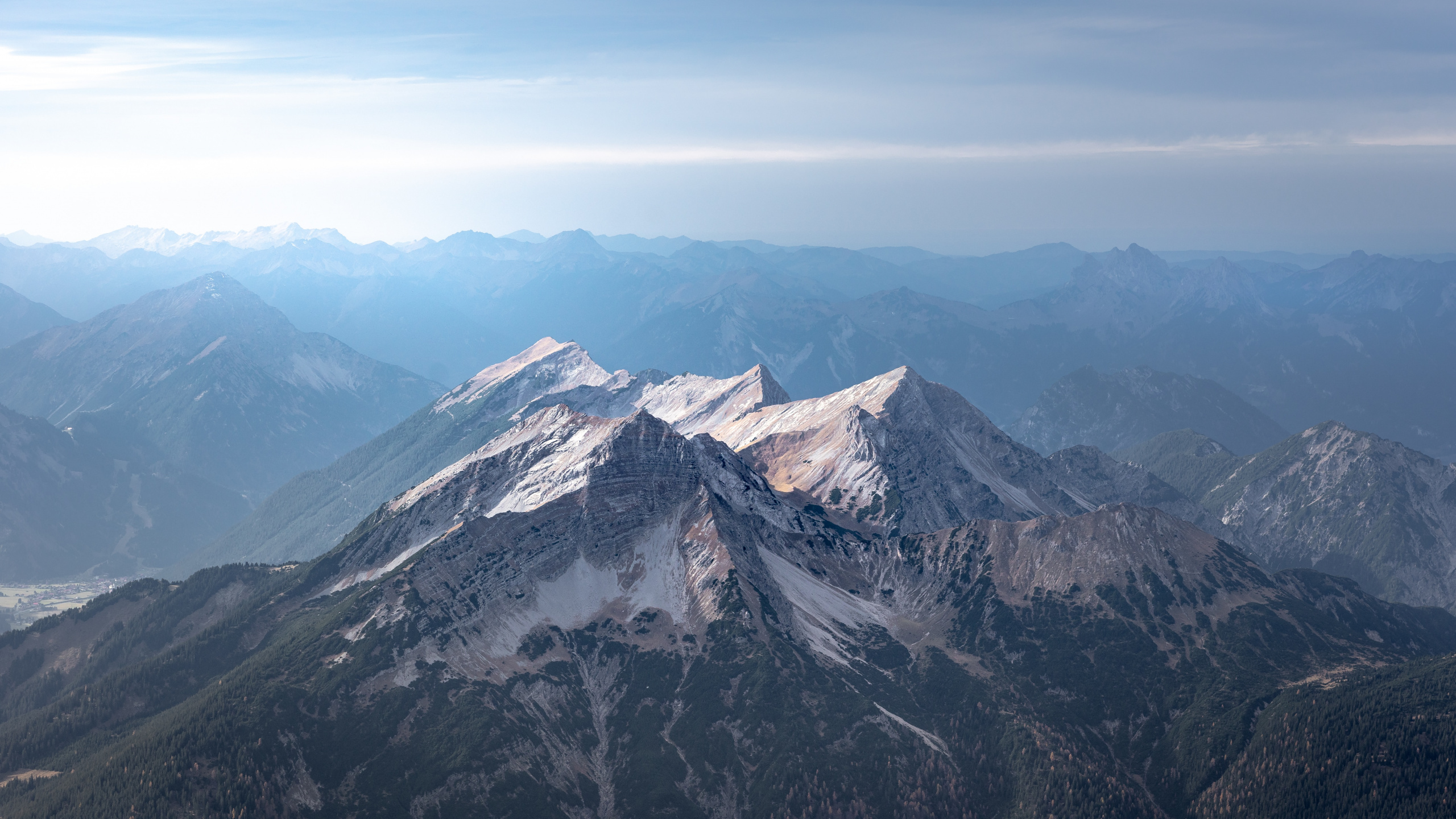 Wallpaper Mountain, Mountain Range, Cloud, Terrain, Landscape, WQHD ...