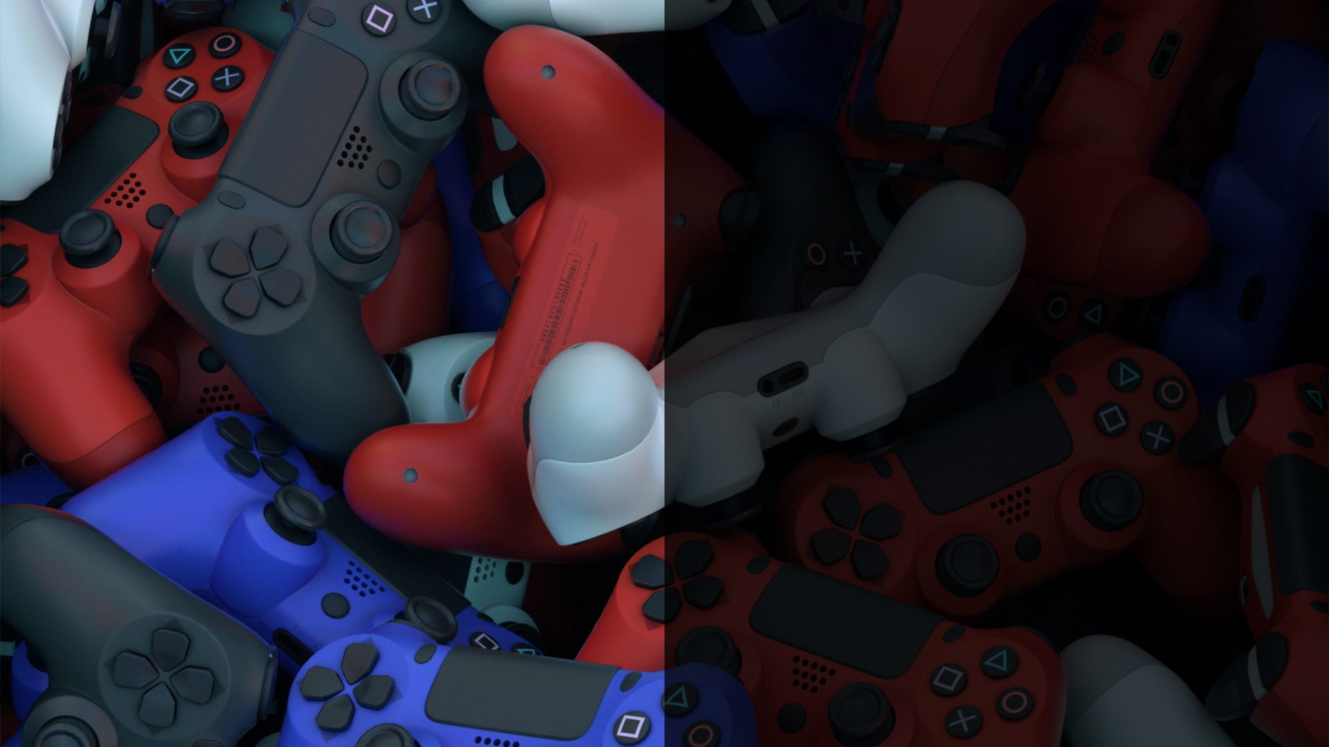 Wallpaper Game Controller, Control, Gamepad, Blue, Toy, Full HD, HDTV ...