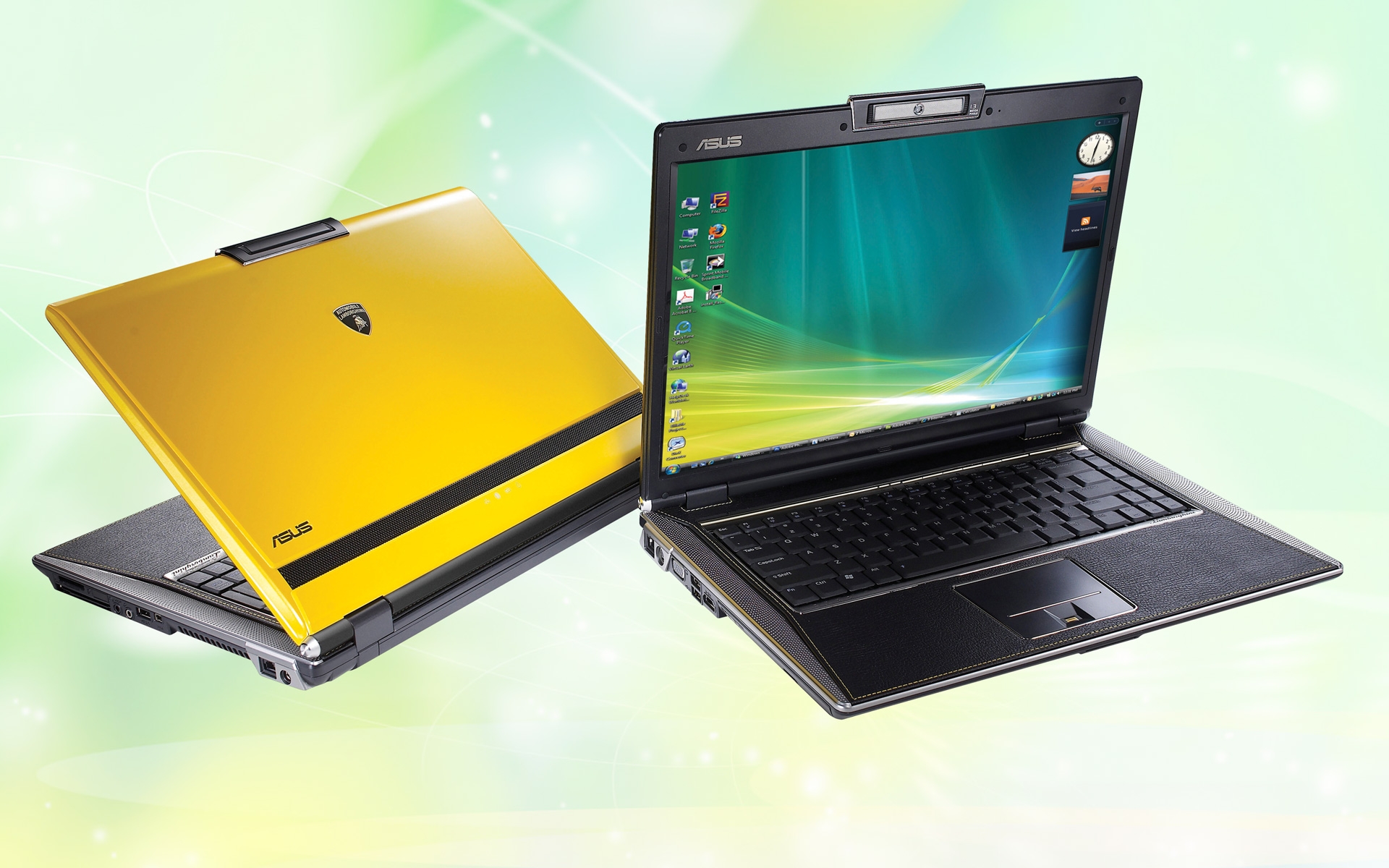 Wallpaper Black and Yellow Laptop Computer, Background - Download Free ...