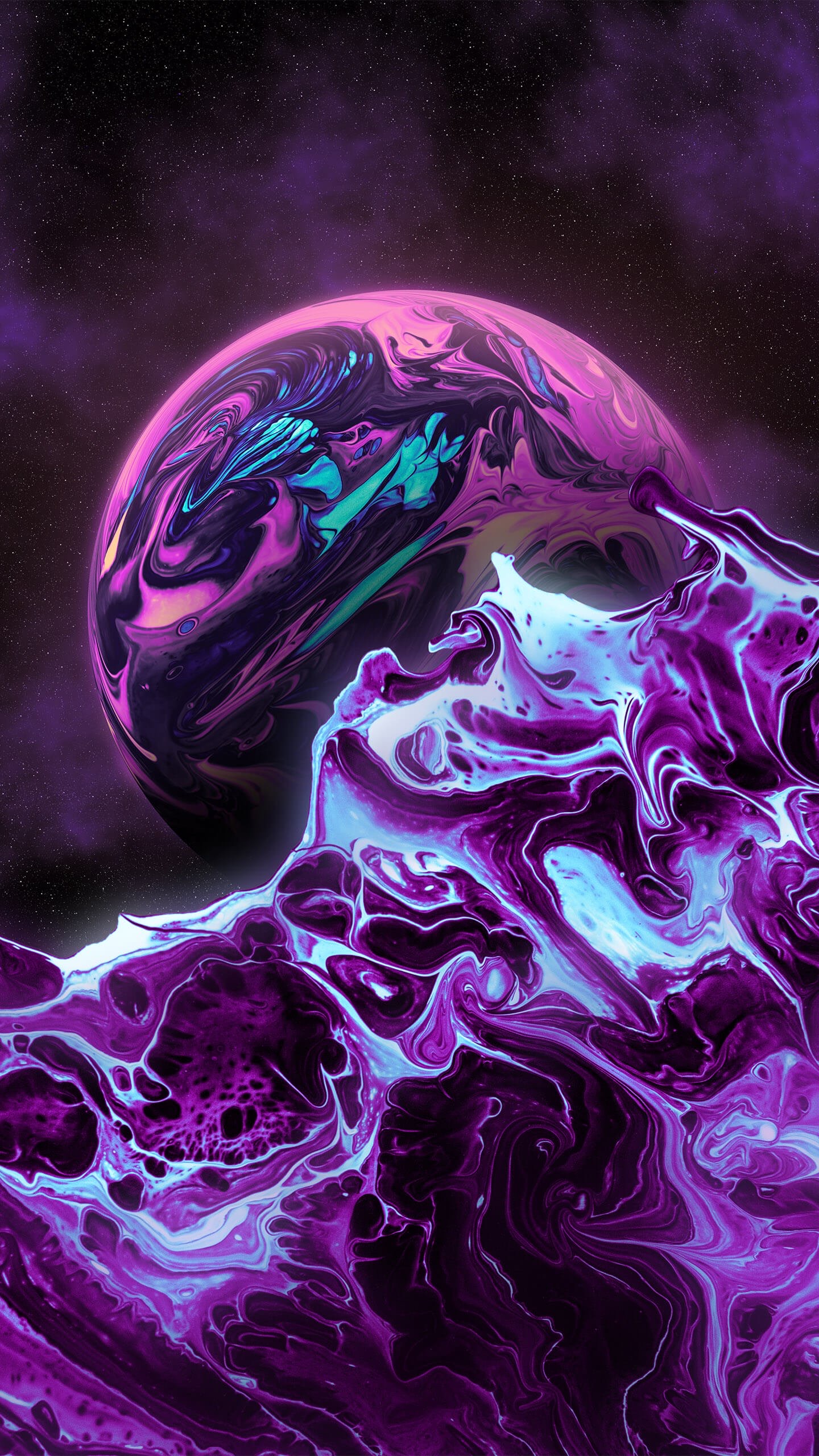 Wallpaper Tablet, Art, Liquid, Purple, Water, Background - Download ...