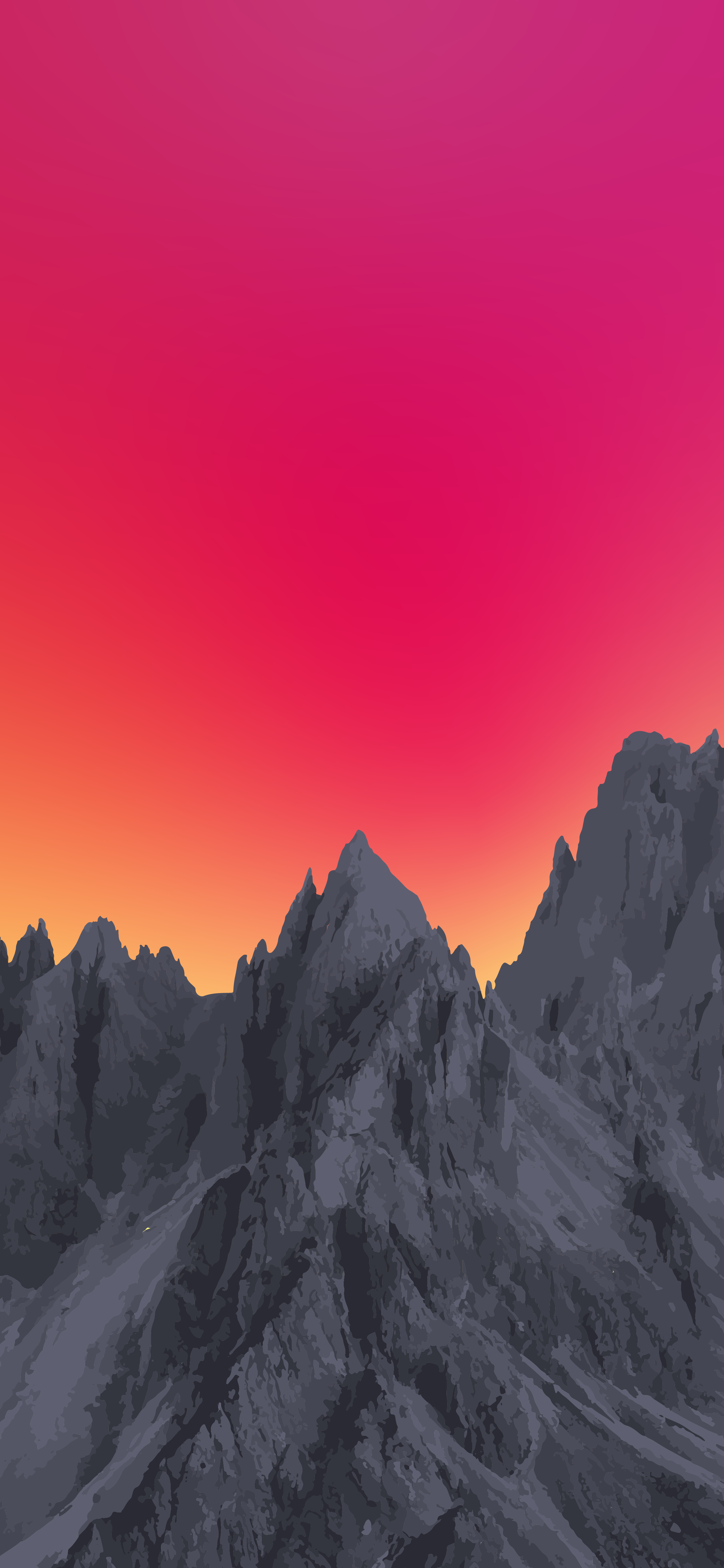 Wallpaper Atmosphere, Mountain, Afterglow, Dusk, Natural Landscape ...