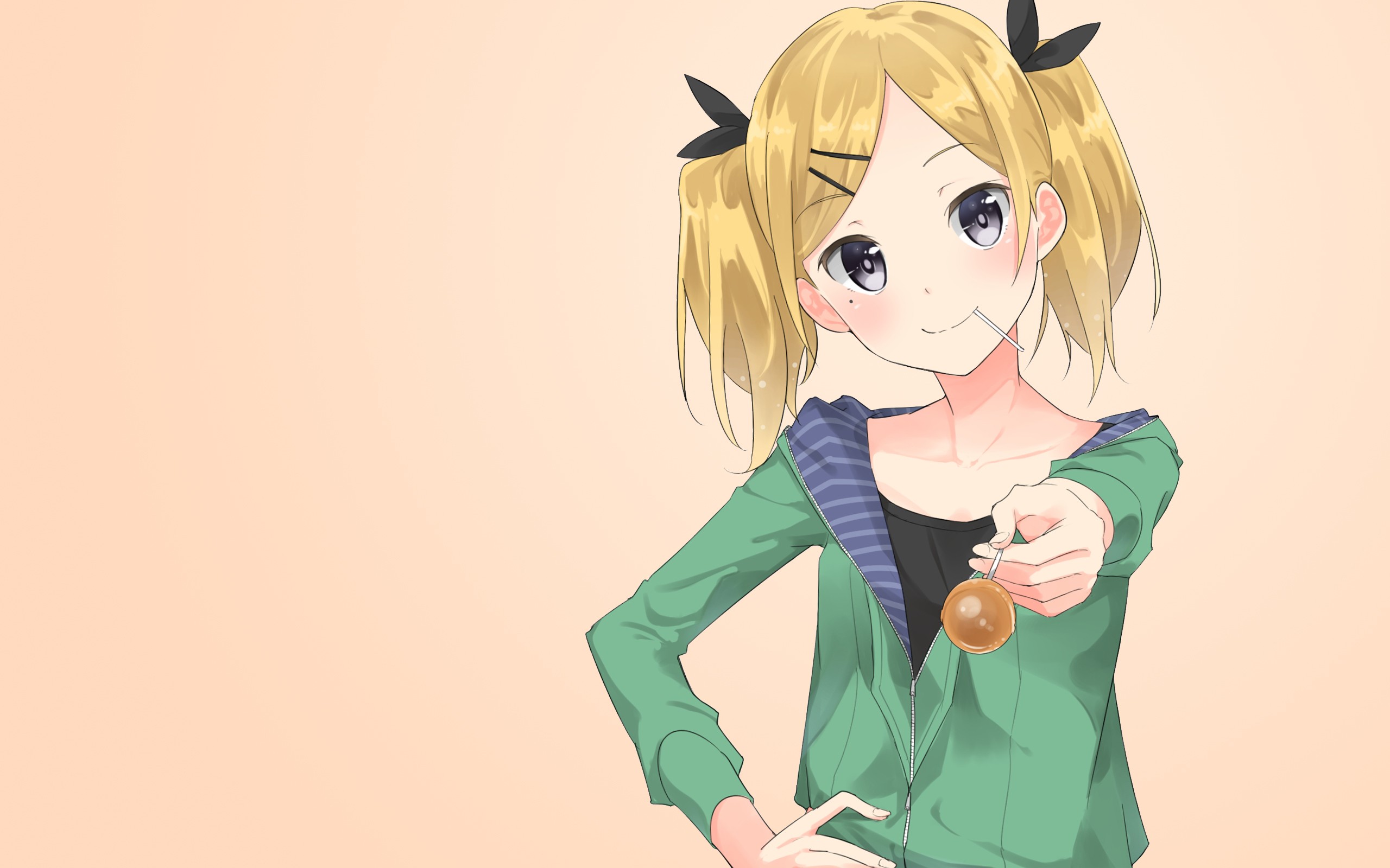 Wallpaper Blonde Haired Girl Anime Character Background Download