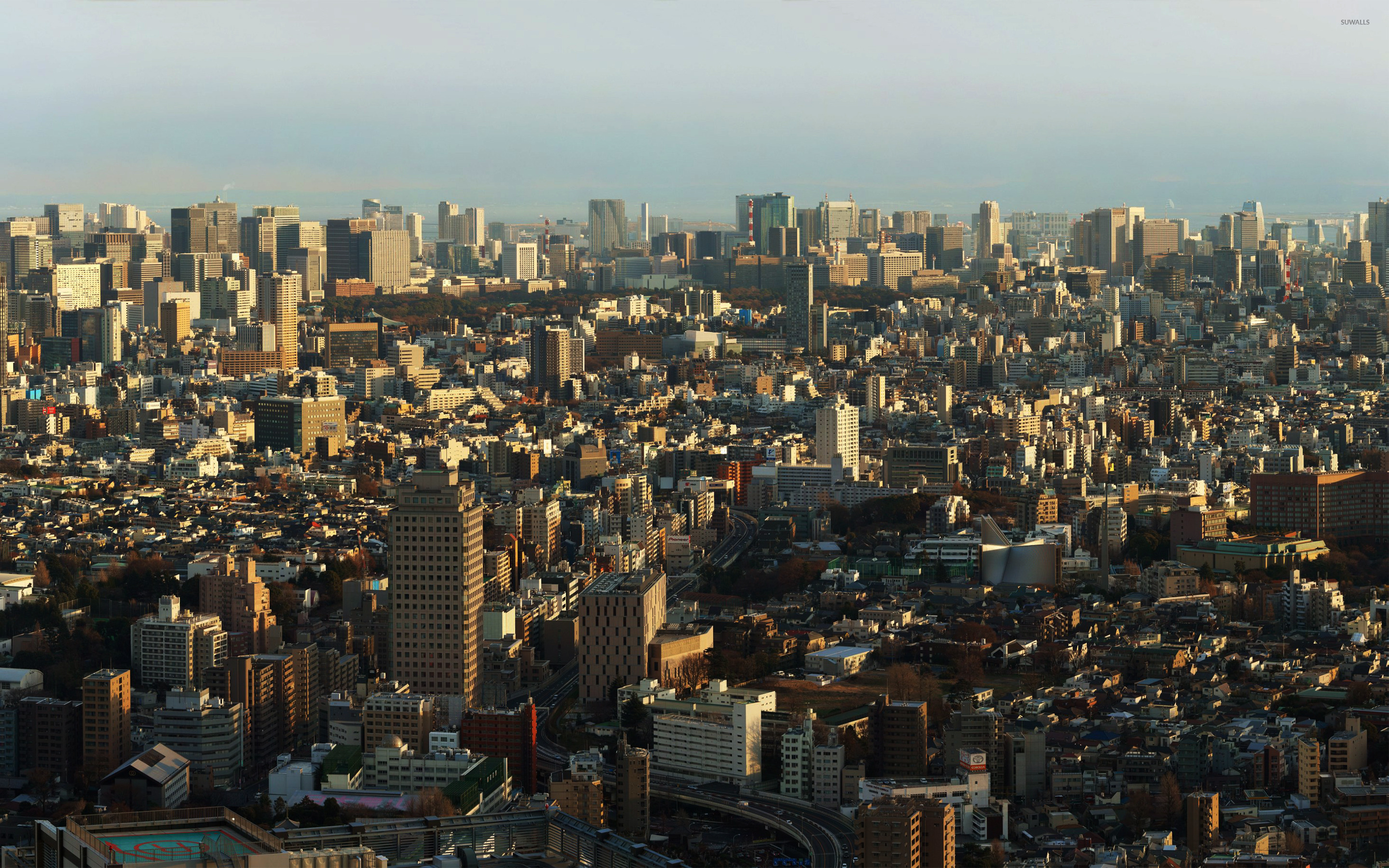 Wallpaper Aerial View of City Buildings During Daytime, Background ...
