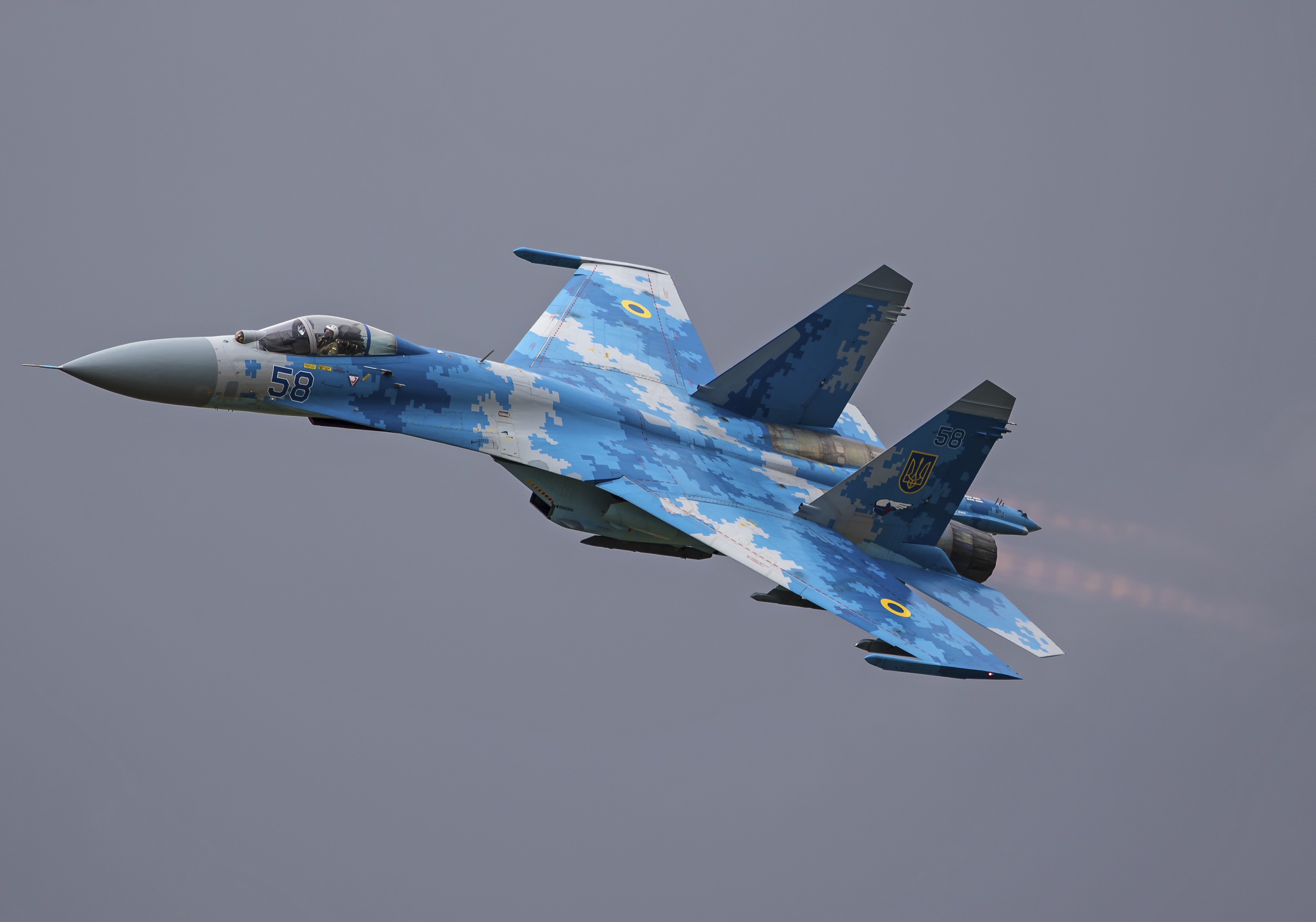 Wallpaper Blue and Yellow Jet Plane, Background - Download Free Image
