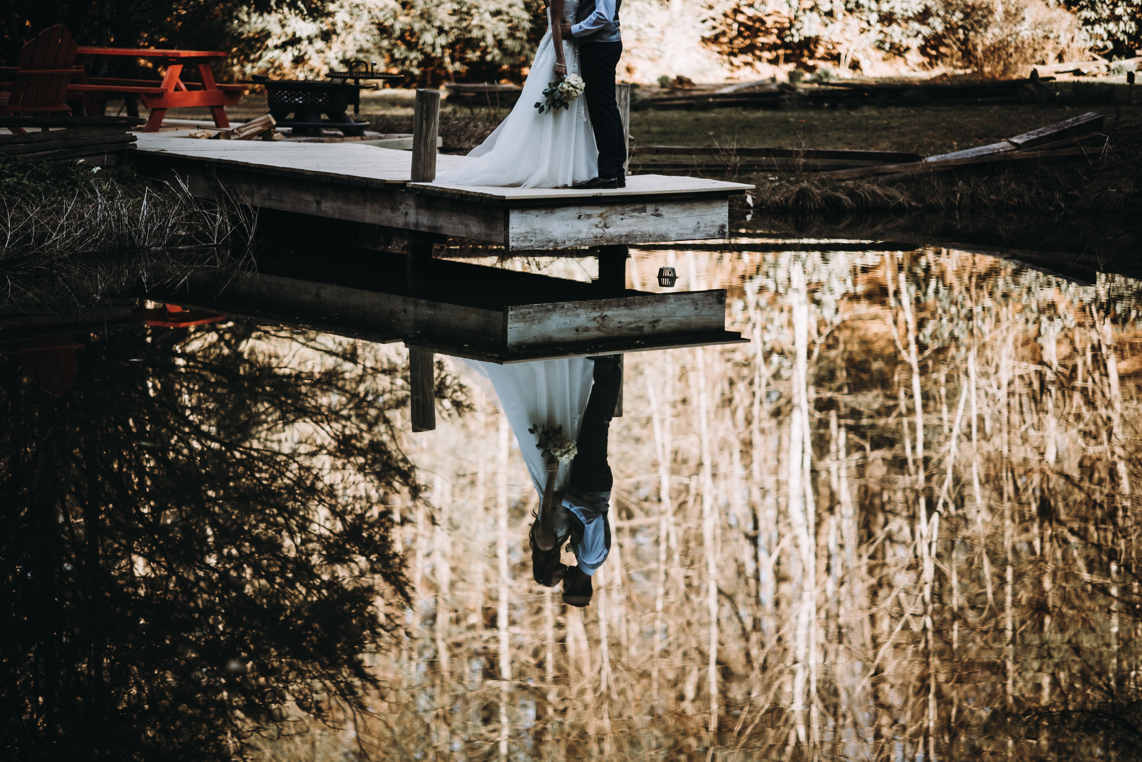 Wallpaper Marriage, Wedding, Water, Reflection, Waterway, Background ...