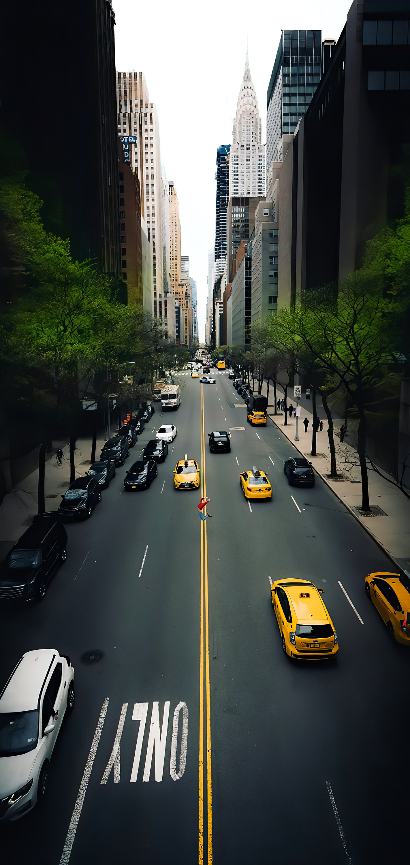 Wallpaper City Car, Cars, Building, Skyscraper, Automotive Lighting ...