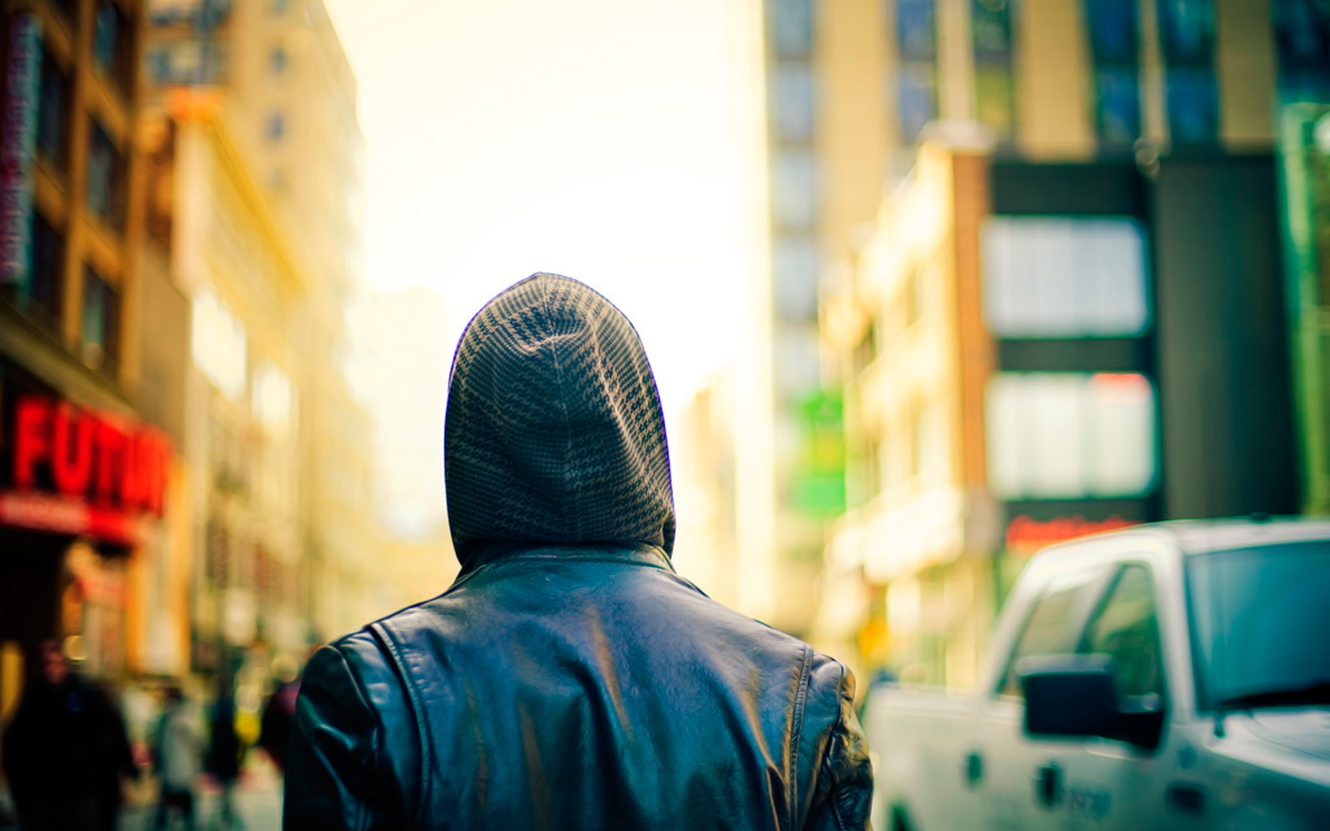 Wallpaper Urban Area, Yellow, Street, Standing, Human, Background ...