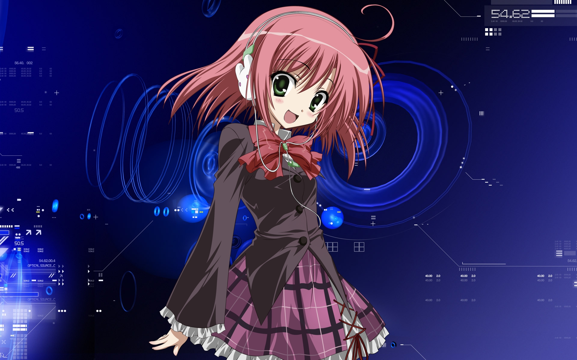 Electronic Music Wallpaper Girl