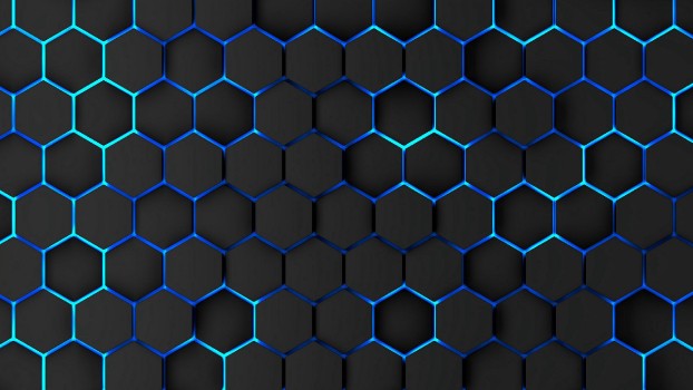 Wallpaper Honeycomb, Standing, Azure, Black, Line, Background ...