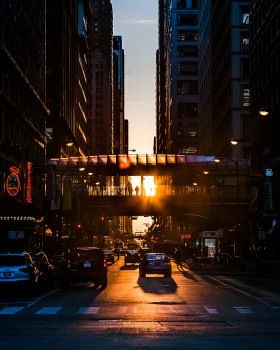 Wallpaper Cars on Road During Night Time, Background - Download Free Image