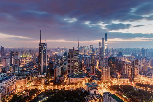Fondos de Pantalla Horizonte de la Ciudad Durante la Noche 4K Ultra HD ...