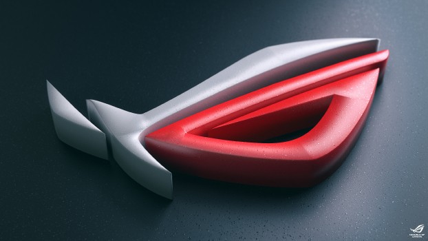 Wallpaper Asus Rog Logo 3d, ROG STRIX Series, Asus, Rendering ...