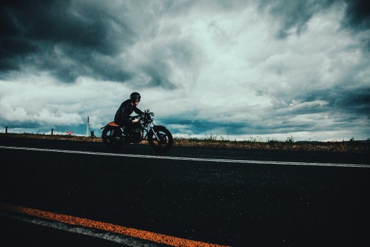 Wallpaper Motorcycle Helmet, Motorcycle, Cloud, Motorcycling, Road ...