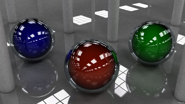 Wallpaper Red and Blue Ball on Glass Table, Background - Download Free ...