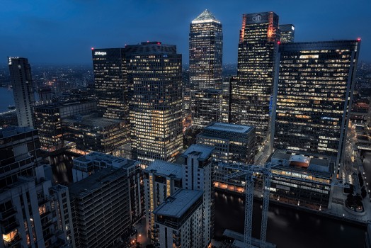 Wallpaper High Rise Buildings During Night Time, Background - Download ...