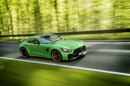 Les Fonds D’écran Mercedes Benz Coupé Vert Sur Route Pendant la Journée ...