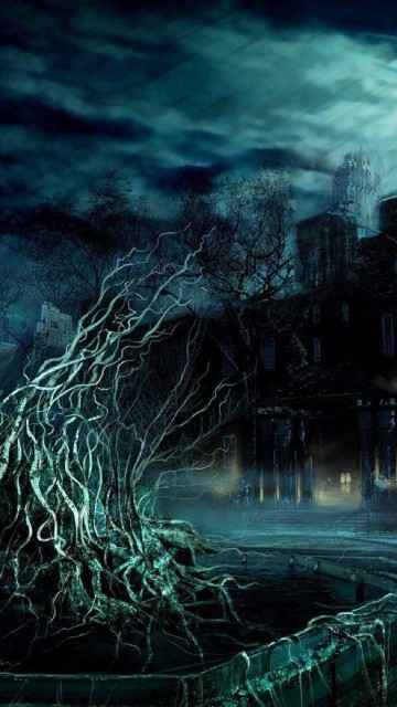 3d ghost wallpaper iphone