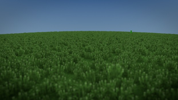 Wallpaper Minecraft, Creeper, Grassland, Field, Crop, Background ...